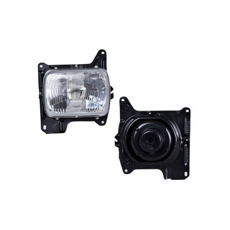 Faro Principal Derecho con Vidrio Rayado de Foco Intercambiable Depo