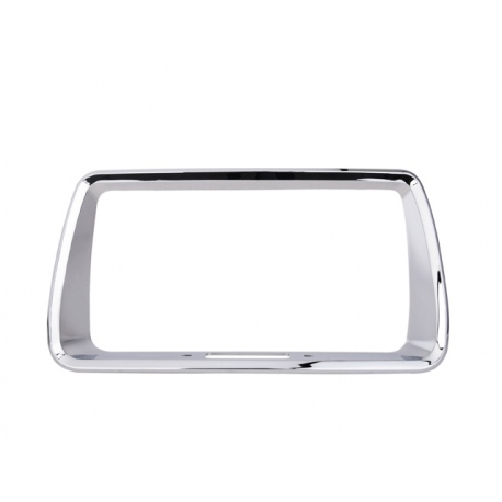 Marco Cromado de Placa Trasera