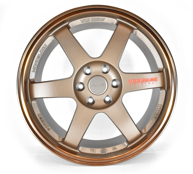 Juego de 4 Rines de 18" Dorados con Centro Rays Auto Magic