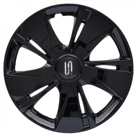 Juego De 4 Tapones De Rin 14 Negros Scuda