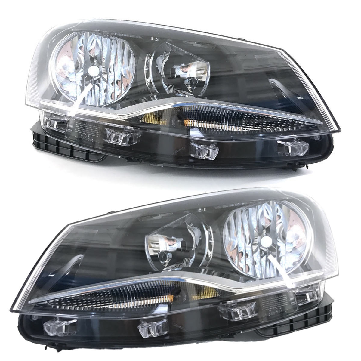 Juego de 2 Faros Principales con 2 Parábolas Forcetec