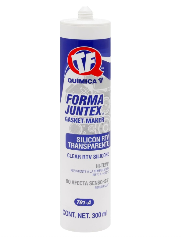 Silicón Transparente De Cartucho Química TF 300 ml