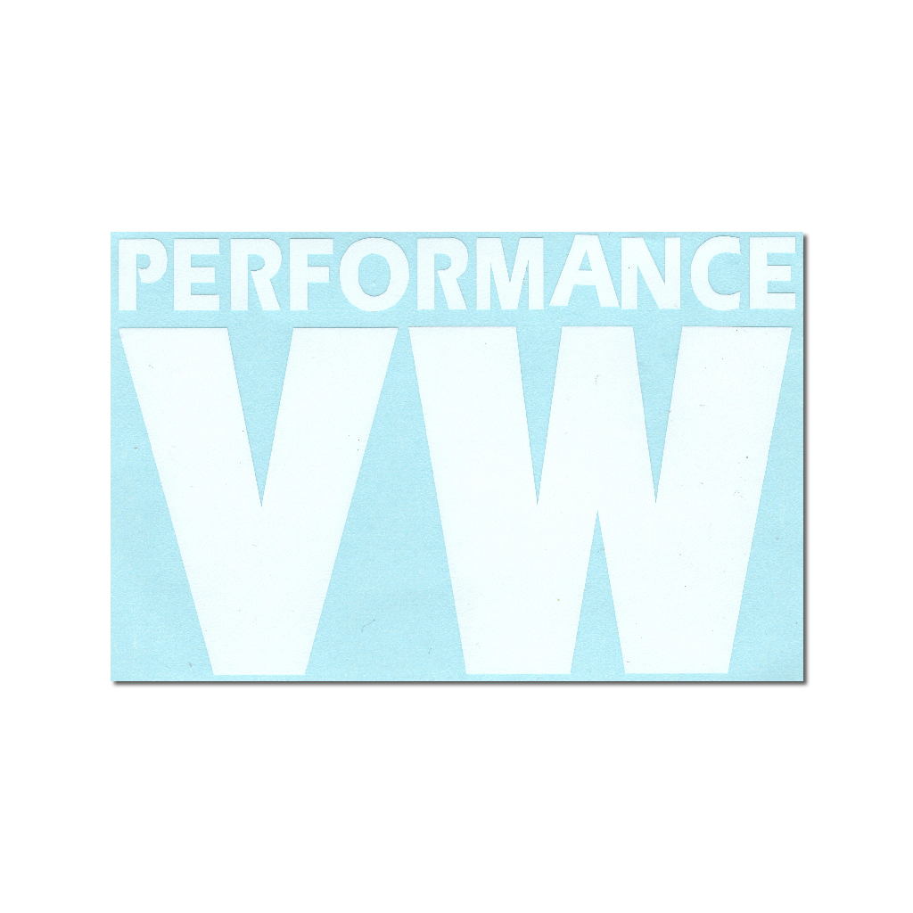 Calcomanía Externa de Vinil con Emblema PERFORMANCE VW - Refaccionaria ...