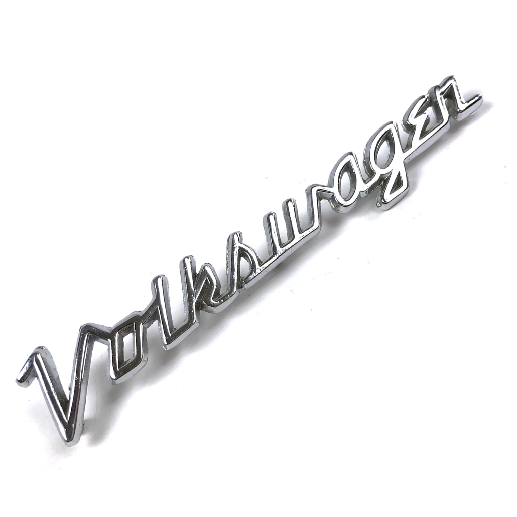 Letrero Metálico VOLKSWAGEN Estilo Cursiva