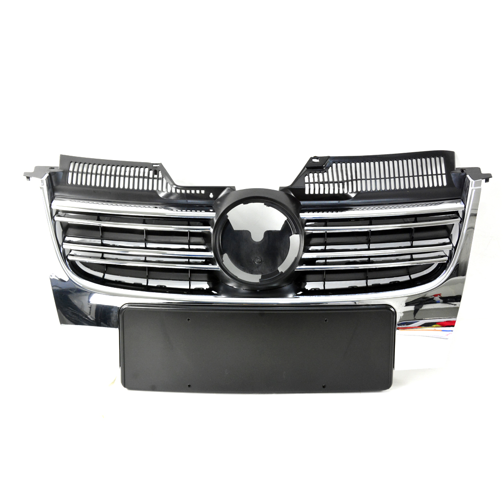 Parrilla Cromada con Porta Placa sin Emblema Auto Magic