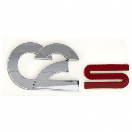 Emblema Cromado con Leyenda C2s Mirsa