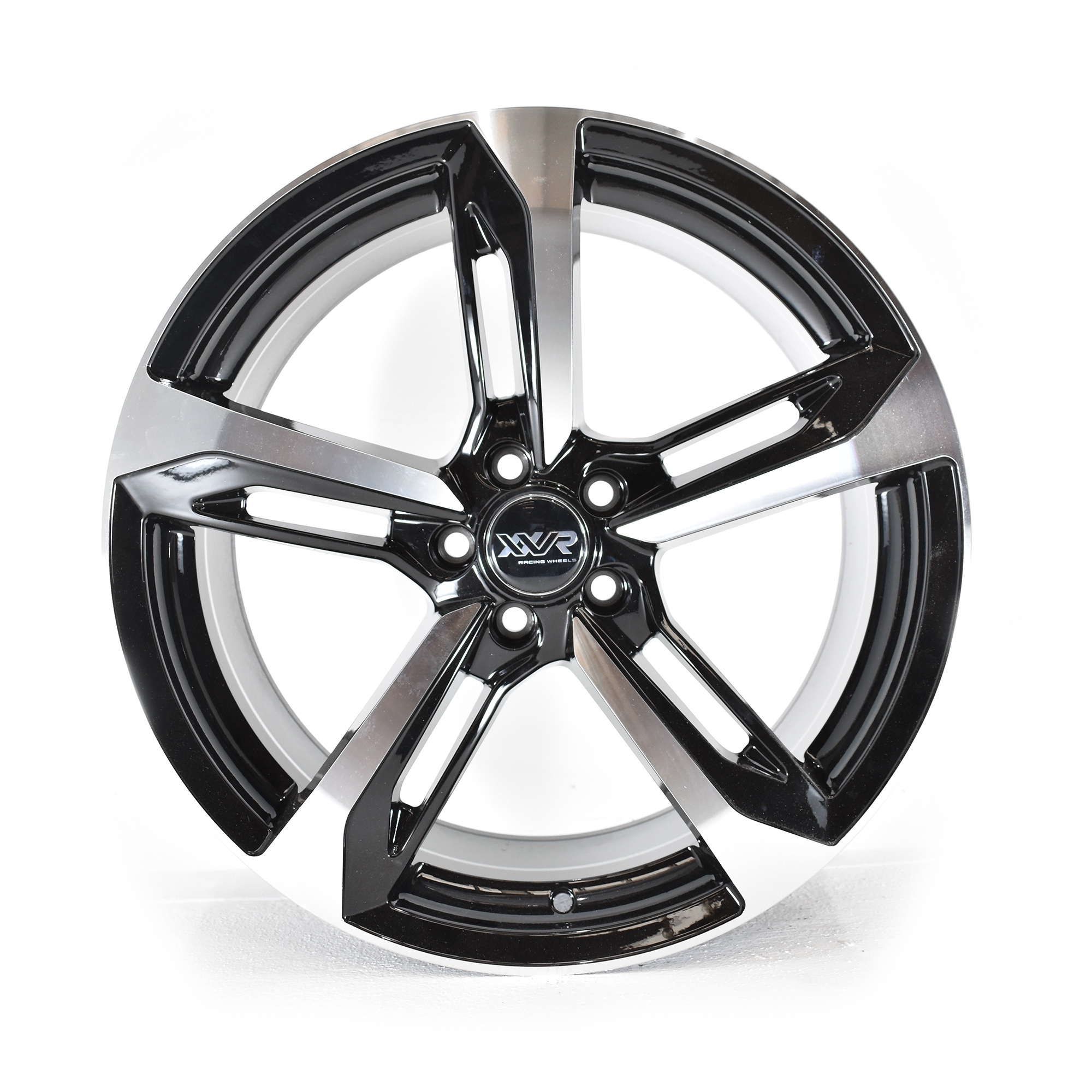 Juego de 4 Rines de 18" con Centro XXVR Color Negro Auto Magic