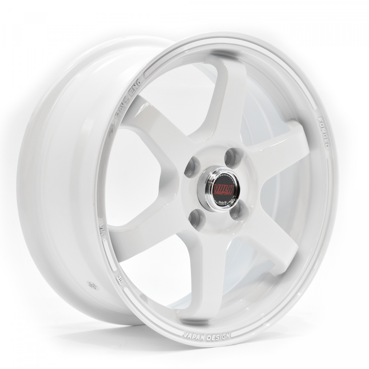 Juego de 4 Rines de 15" con Centro Volk Color Blanco Auto Magic