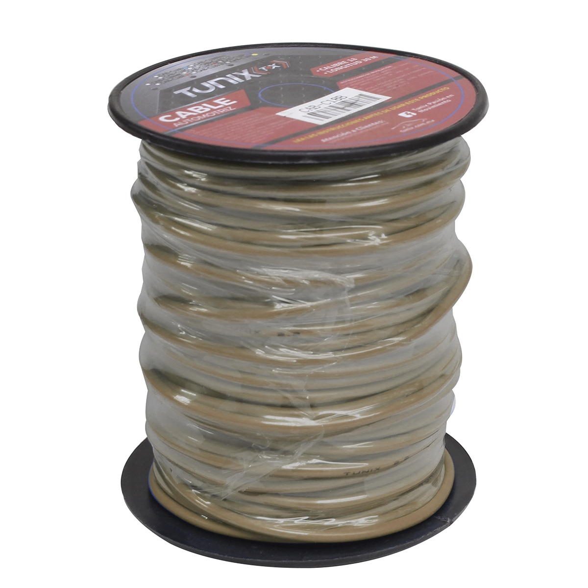 Rollo de 30 Metros de Cable Cafe para Corriente Calibre 16 Tunix ...