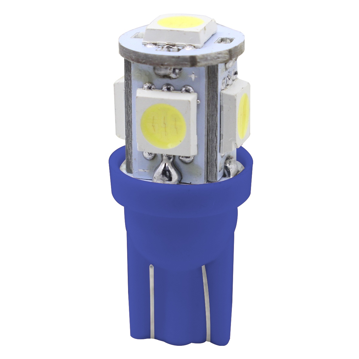 Par de Focos de Pellizco Tipo Mazorca con 5 LEDs Azul Tunix