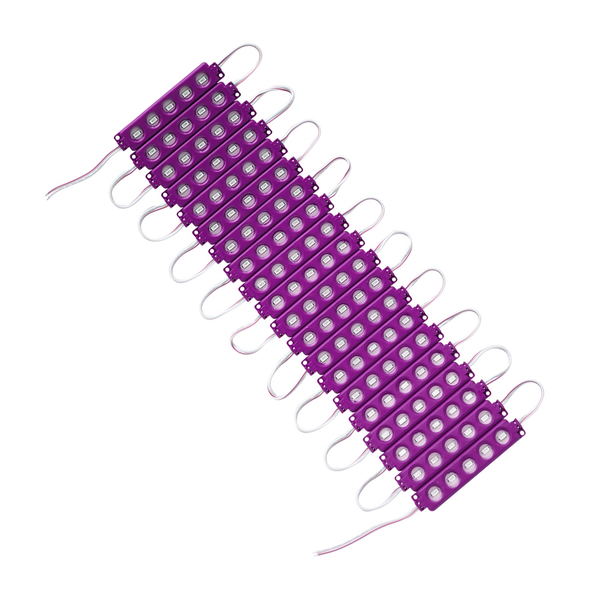 Tira Tipo Chip con 5 Led Tipo Encapsulado Rosa. Tunix - Refaccionaria Mario