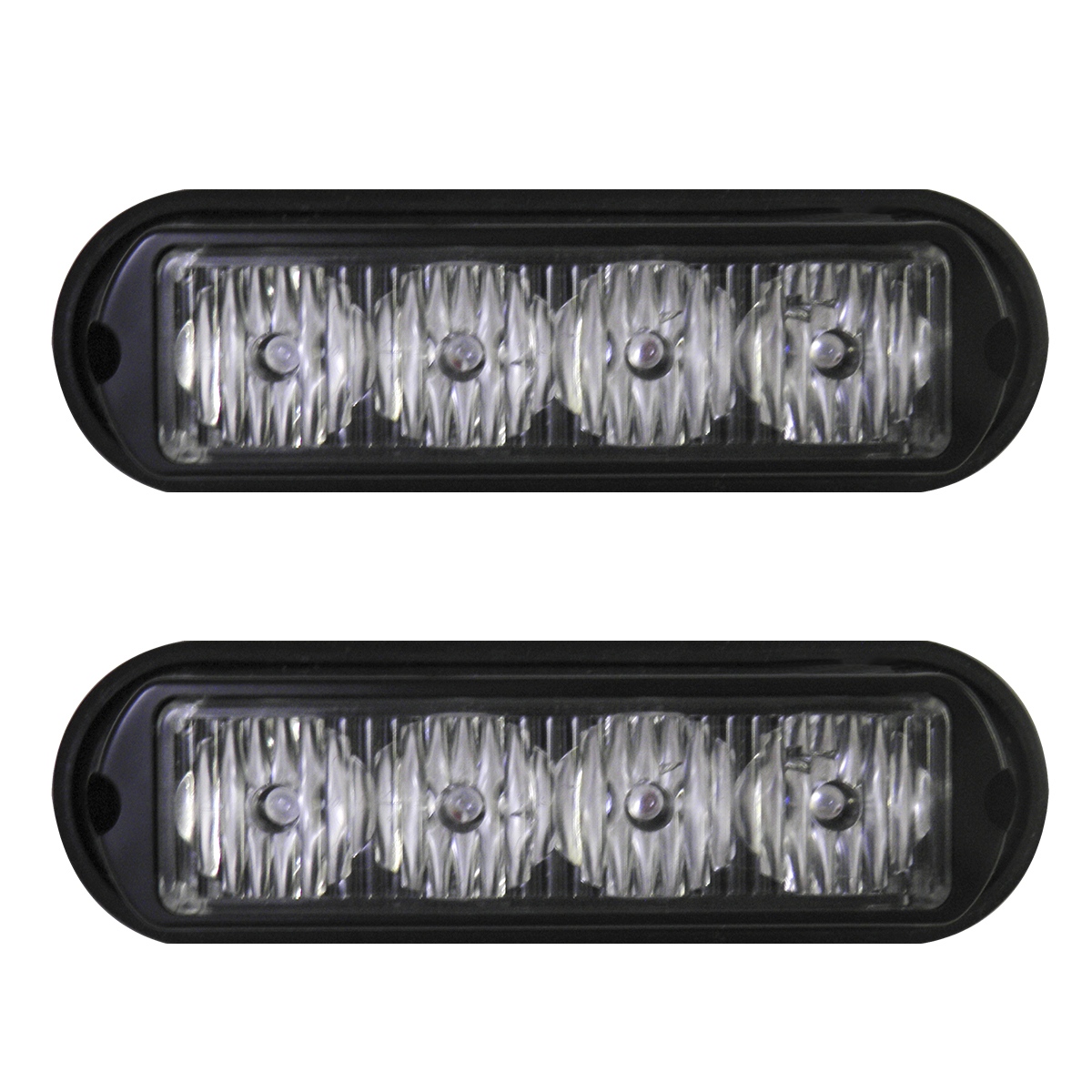 Par de Estrobos de 4 Leds Blancos con 12 Funciones Tunix ...